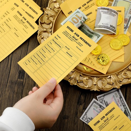 1000 Pcs Tithes and Offering Envelopes 6.3 x 3.5 Inches Church Supplies ...
