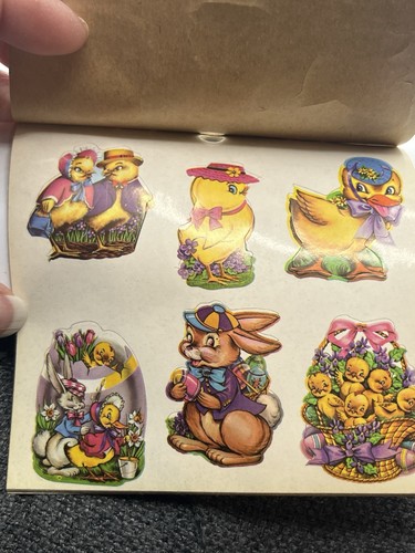 Vintage Easter Stickers/seals, Eureka Sticker Book 30 Stickers ...
