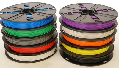 MakerBot MP06572 Large 10-Pack PLA Filament, Spool, 1.75mm Diameter ...