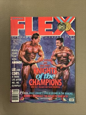 Flex Bodybuilding Muscle Magazine / Gary Strydom + Mike Ashley / 10-87 ...