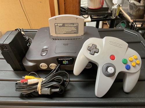 Nintendo N64 Console System Bundle W/ Oem controller Cords Tested Lot ...