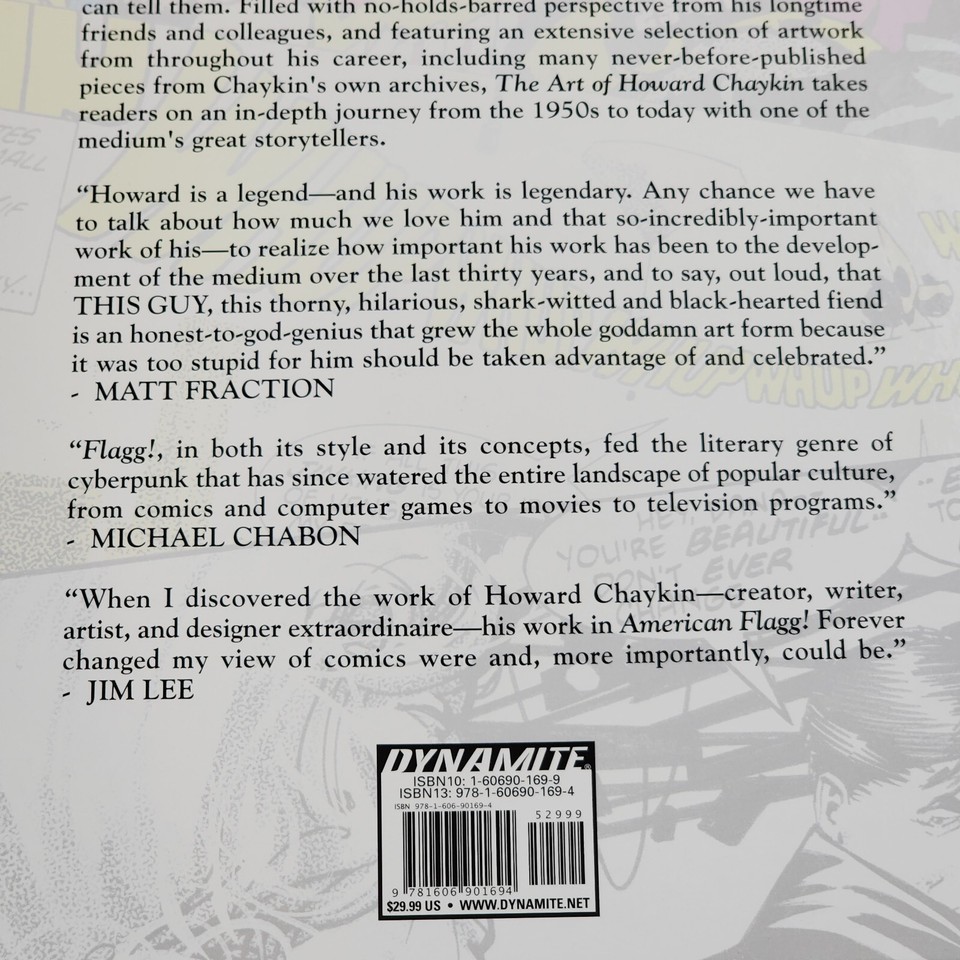 The Art of Howard Chaykin Signed (Batman, American Flagg!) (Dynamite HC ...