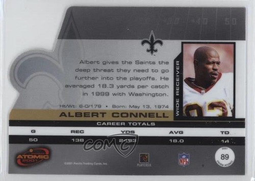2001 Pacific Prism Atomic - Premiere Date #89 Albert Connell, Albert ...