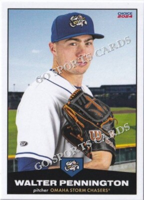 2024 Omaha Storm Chasers Walter Pennington RC Rookie Royals Minor Card ...