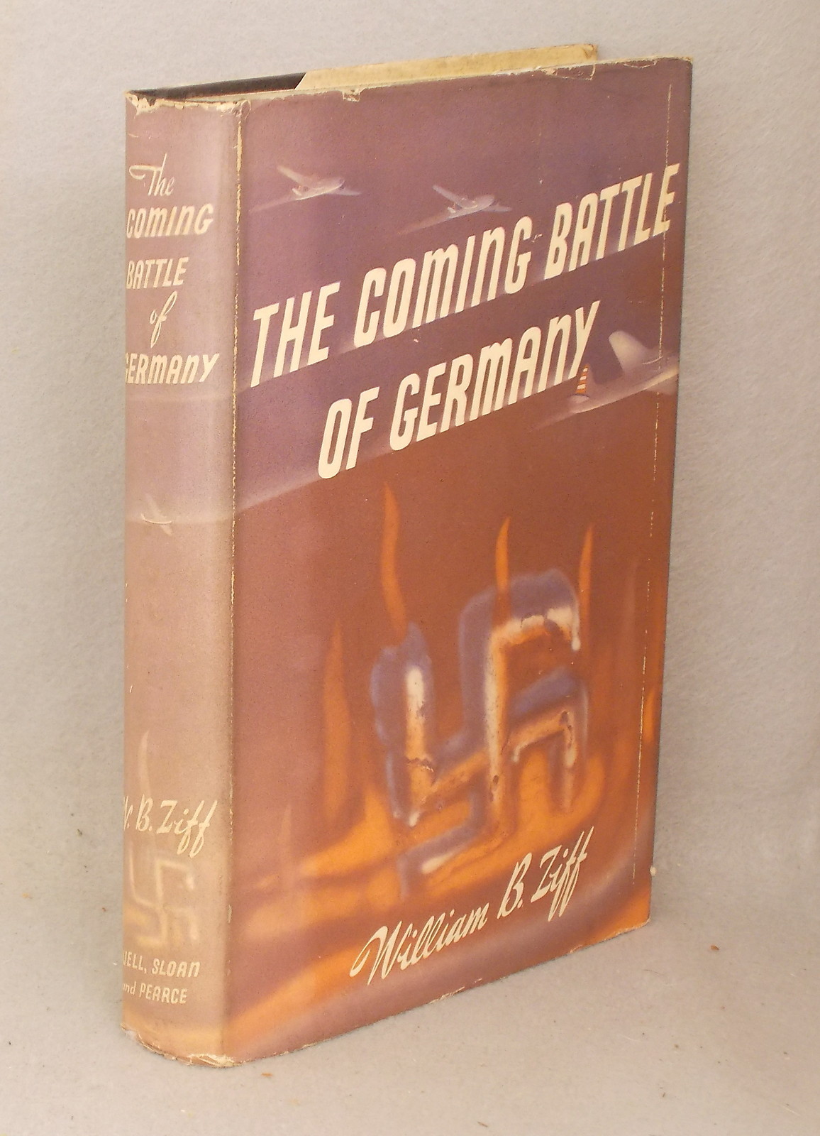 1942 THE COMING BATTLE WITH GERMANY by WILLIAM ZIFF Hardcover Dust ...