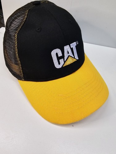 Caterpillar CAT Equipment, Trucker Hat, Twill Mesh Snapback Cap | eBay