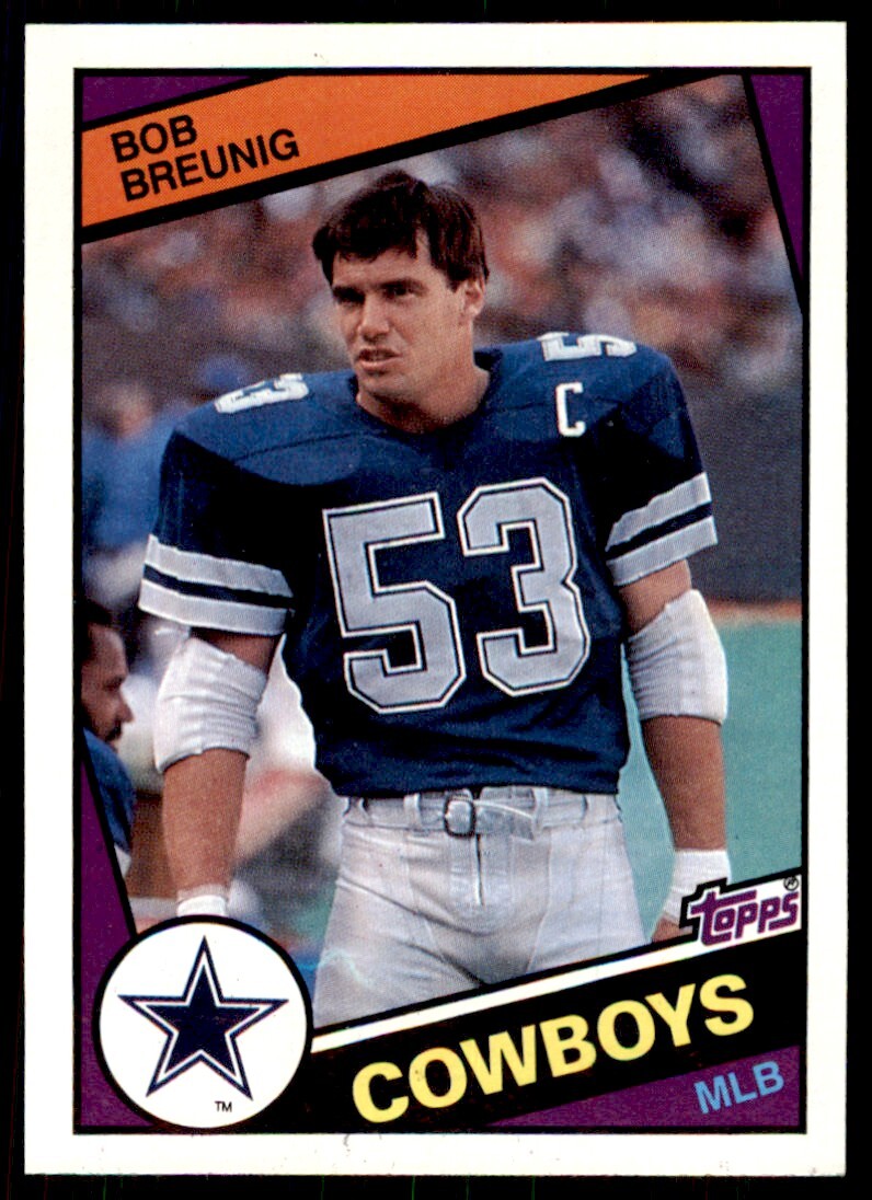 1984 TOPPS/ BOB BREUNIG DALLAS COWBOYS #236 | eBay