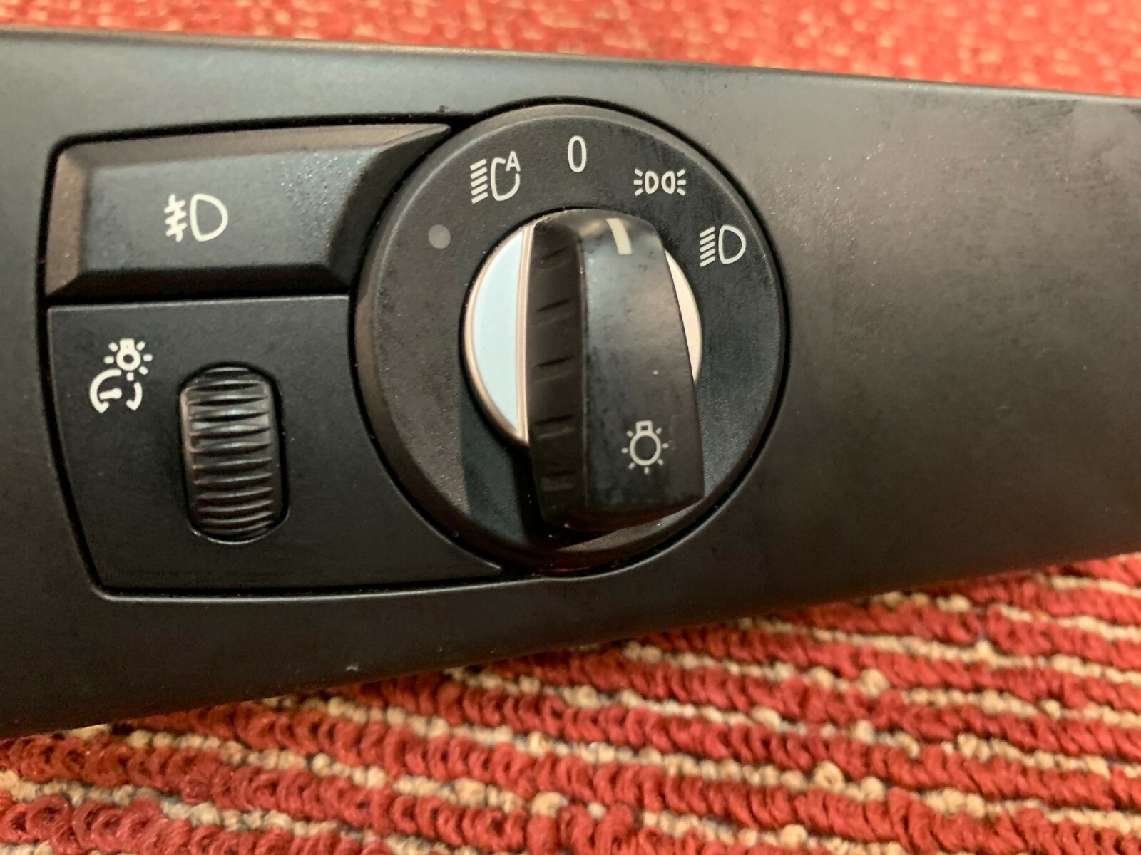 BMW E60 E61 LCI FRONT HEADLIGHT FOGLIGHT KNOB SWITCH CONTROL UNIT OEM ...