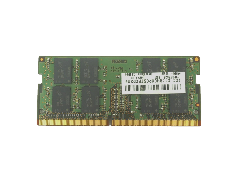 MICRON 16GB PC4-2666V Laptop Ram / SO-DIMM Memory - MTA16ATF2G64HZ ...