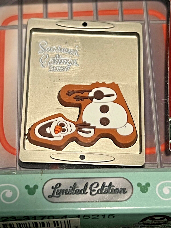 Disney Pin FROZEN OLAF Gingerbread Snowman Limited Ed LE4500 NEW ...