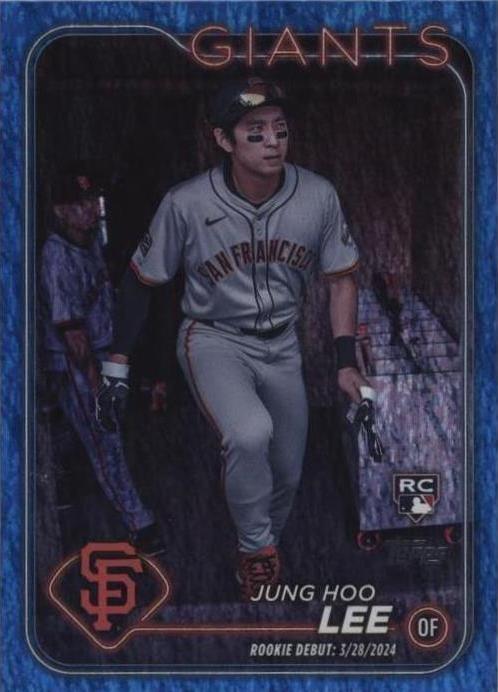 2024 Topps Update Series - Rookie Debut Jung-Hoo Lee #US343 Blue Holo ...