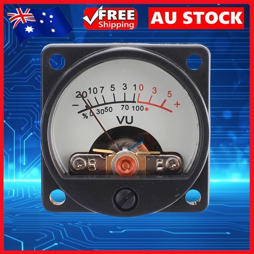 6V-12V VU Panel Meter Warm Back Light Recording 500UA VU Meter Audio ...
