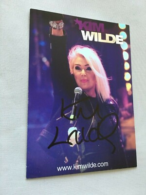 KIM WILDE In-person signed Autogrammkarte 10 x 15 Autogramm | eBay.de