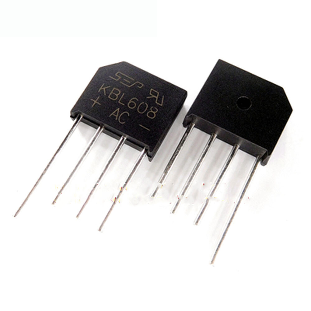 5PCS KBL608 KBL 608 bridge pile 6A 800V flat bridge rectifier IC | eBay