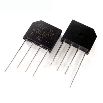 5PCS KBL608 KBL 608 bridge pile 6A 800V flat bridge rectifier IC | eBay