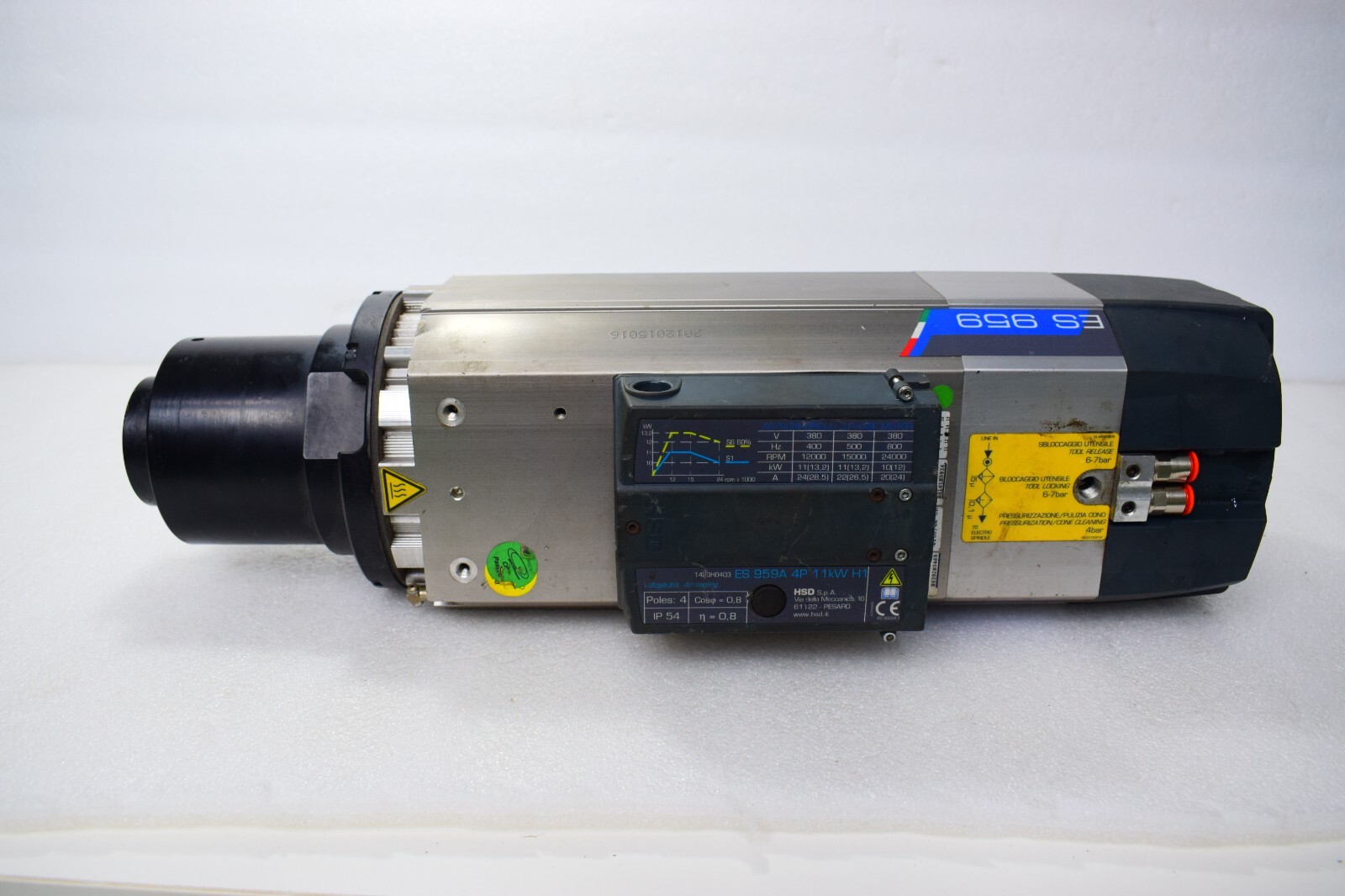 ES 959 HSD ASYNCHRONOUS 3-PHASE SPINDLE MOTOR ES 959A 4P 11kW H1 | eBay