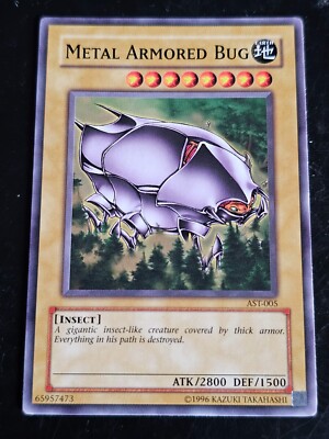 Metal Armored Bug AST-005 Common Unlimited Yugioh | eBay