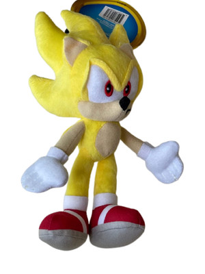 Sonic The Hedgehog Super Sonic Plush Keychain 8'' inch New Tag Licensed ...