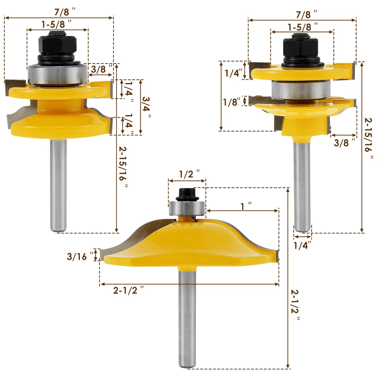Cabinet Door Making Router Bit Set | Cabinets Matttroy
