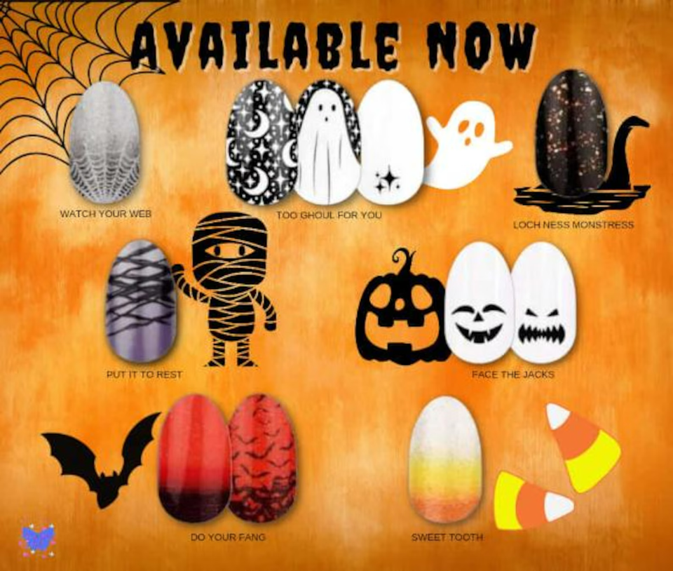 COLOR STREET Nail Strips - Thanksgiving, Halloween, Ghost, Pumpkin ...