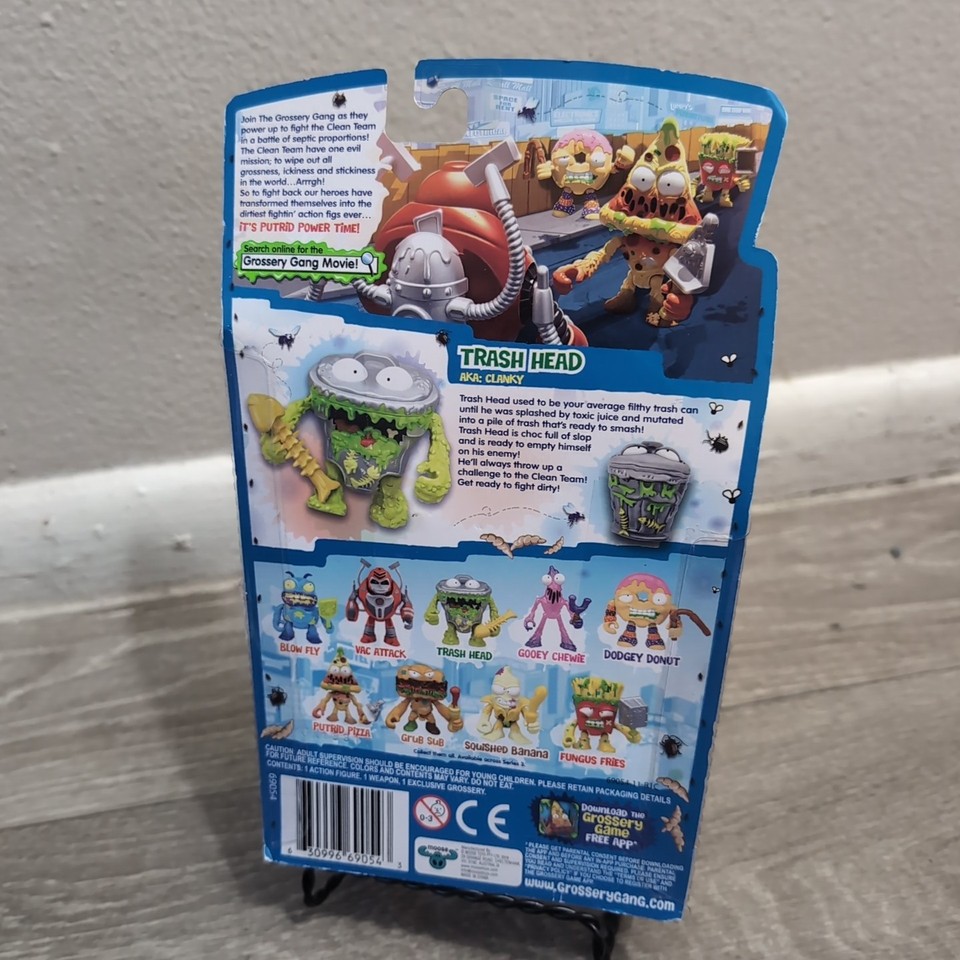 NEW MOC The Grossery Gang Trash Head Action Figure Moose Toys Putrid ...