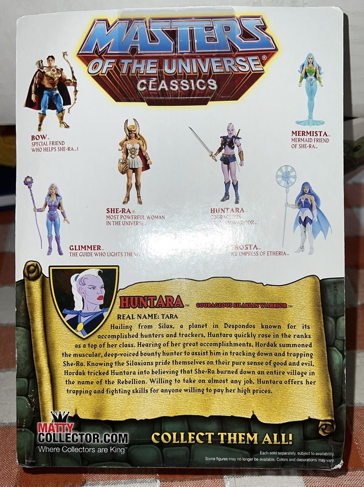 MATTEL MASTERS OF THE UNIVERSE CLASSICS MOTU HUNTARA FIGURE - NEW IN ...