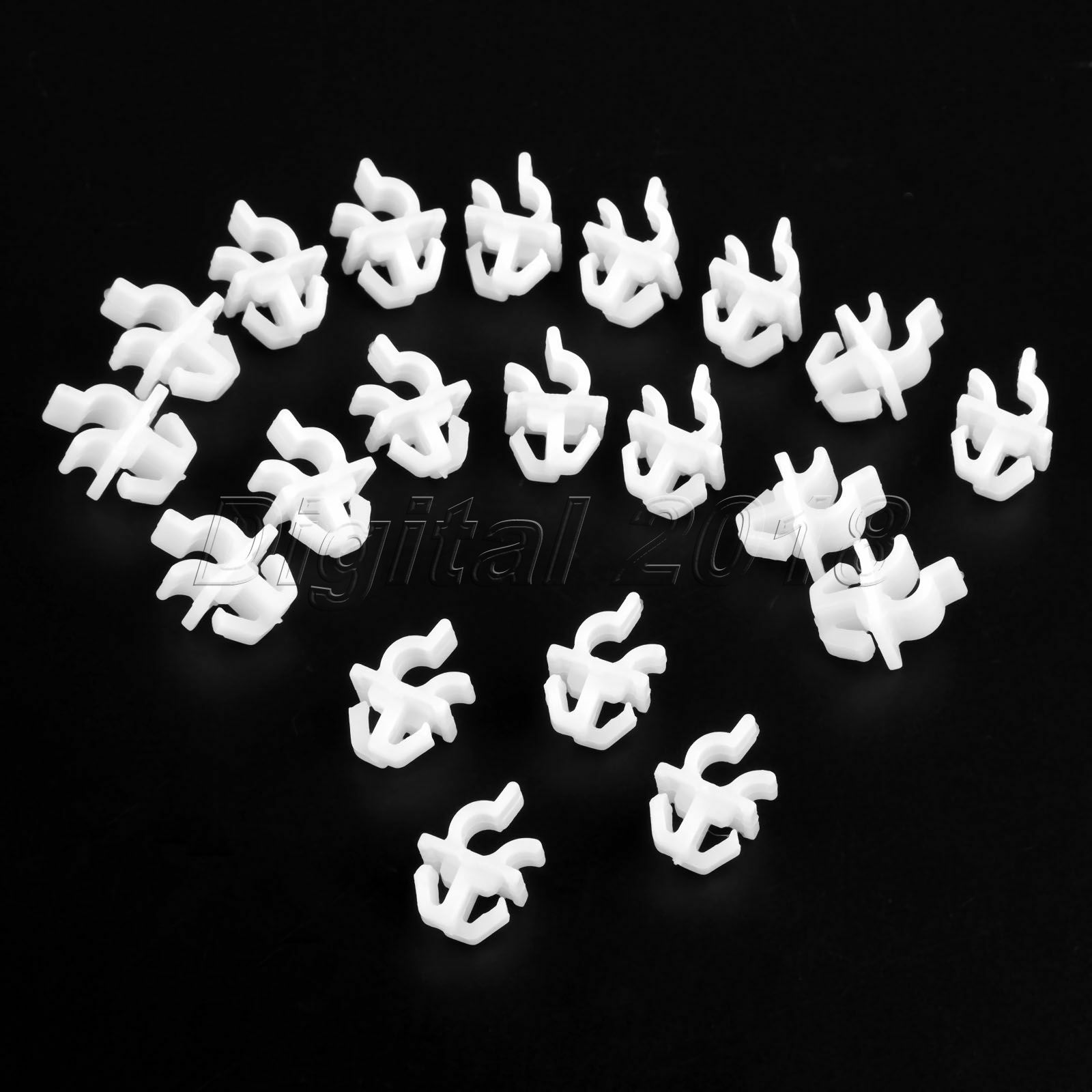20pcs Nylon Hood Prop Rod Support Clip Retainer 5345514020 A14732 ...