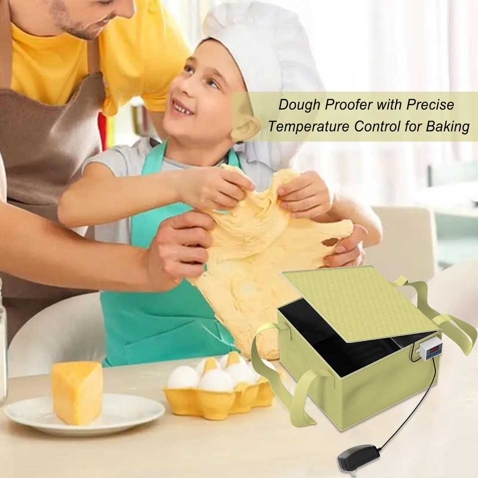 Versatile Dough Proofer with Heater, Bread Pizza Dough Proofing Box ...