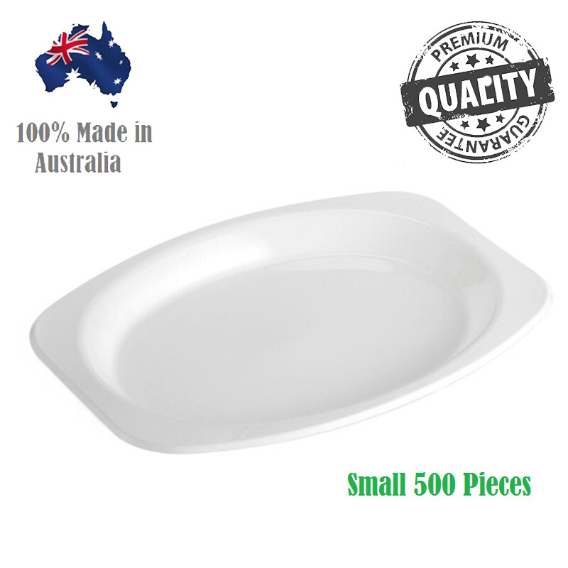 Oval reusable White Plastic Plates For Wedding Party Dinner Function ...