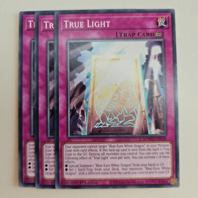 3x True Light - SDWD - Common - Yugioh Euro Playset | eBay