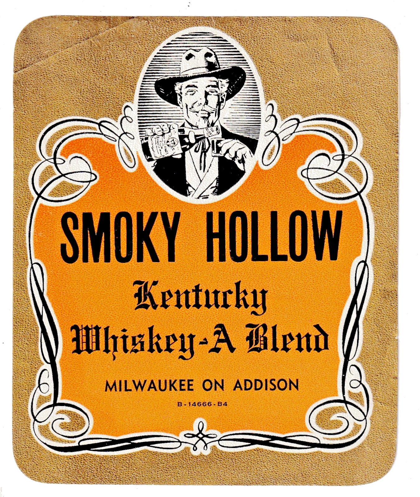 1939 SMOKY HOLLOW KENTUCKY WHISKEY, MILWAUKEE ON ADDISON, CHICAGO ...