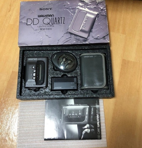 SONY WALKMAN WM-DD9 NEW OLD STOCK DD Quartz Servo Portable Black ...