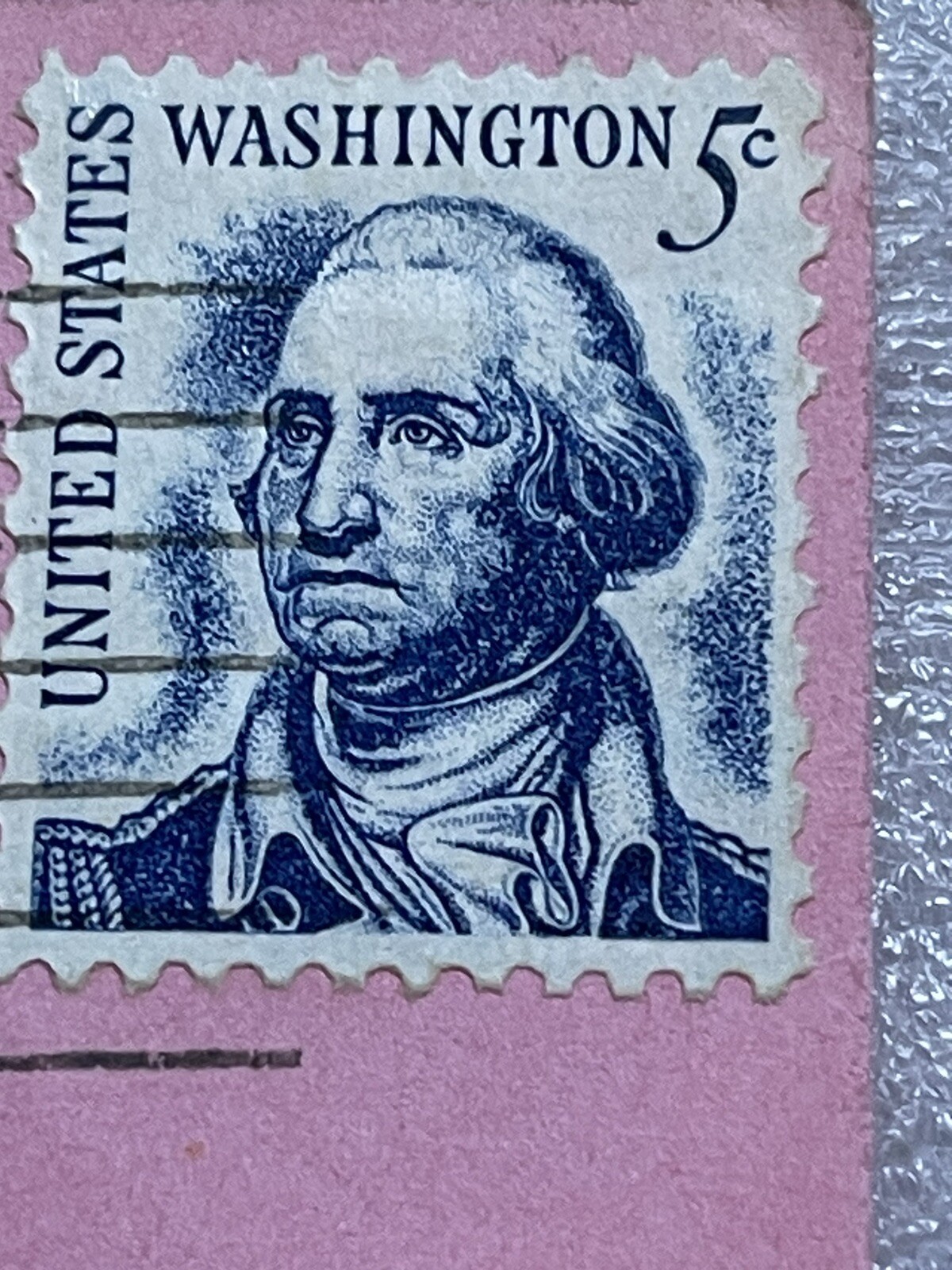 George Washington 5 cent blue U. S. Postage 1967 Used Vintage RARE Great Shape | eBay