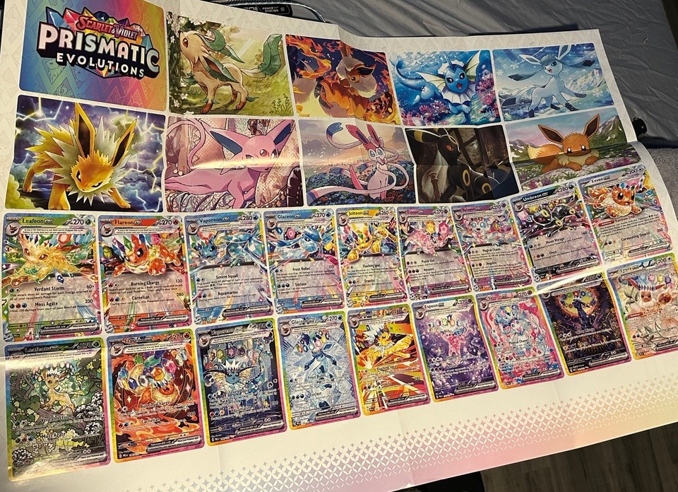 Pokemon Prismatic SPC Super Premium Box W/Pouch, Binder, 9 Promo Cards ...