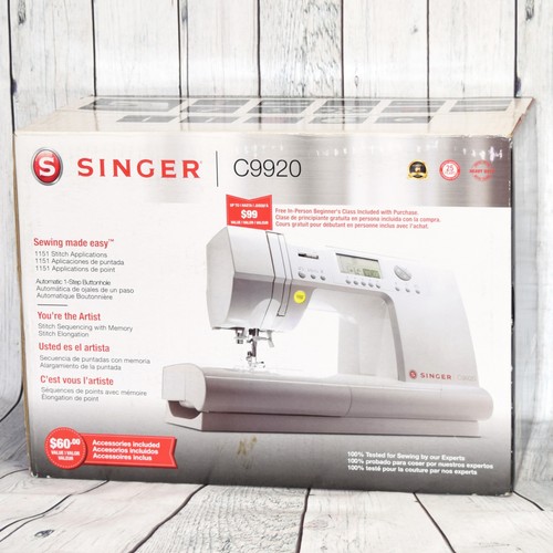 Singer C9920 Sewing Machine 1151 Stitch Applications LCD Screen - Free Shipping | eBay