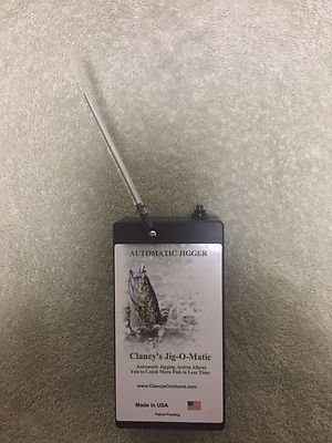 New Clancy's Jig-O-Matic AUTO JIGGER ICE FISHING Jig Fish Lure Battery ...