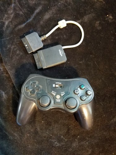 NYKO Sony Playstation 2 PS2 Wireless Controller Black With Dongle | eBay