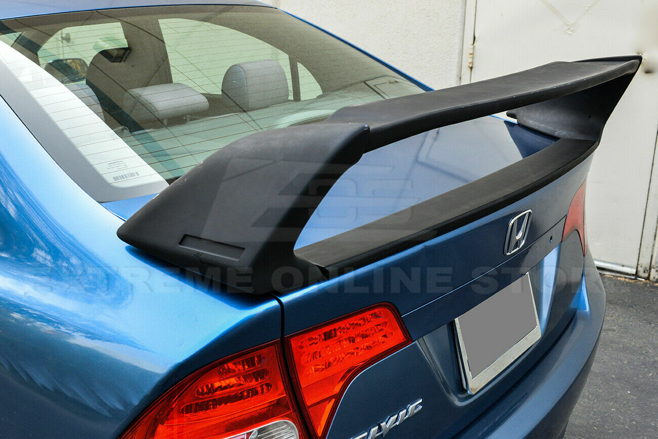 Mugen RR Style ABS Plastic Rear Truck Wing Spoiler For 06-11 Civic 4Dr ...
