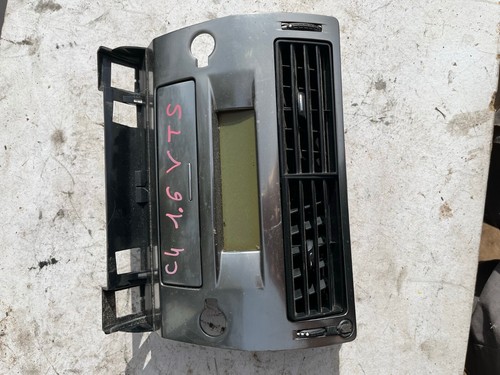 AFFICHEUR CENTRAL + GRILLES AERATION REF: 9657882880 CITROEN C4 HDI 1.6 ...
