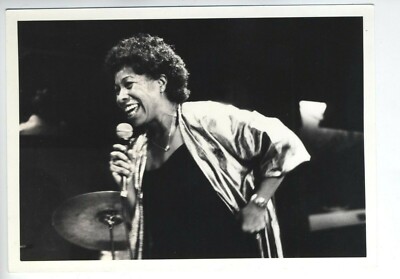 1980 BETTY CARTER JAZZ PHOTO BY LENI SINCLAIR SINGER FANTASTIC 5X7 ...