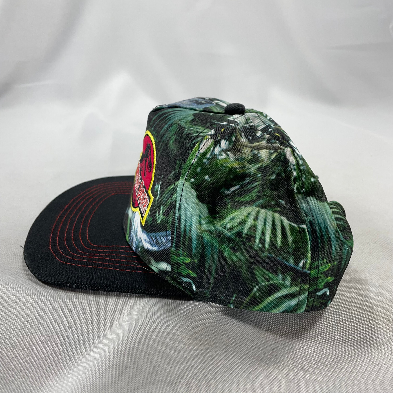 Jurassic Park All Over Print Raptor Snapback Baseball… - Gem