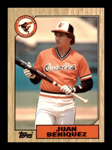 1987 Topps Tiffany Juan Beniquez #688 Set Break | eBay