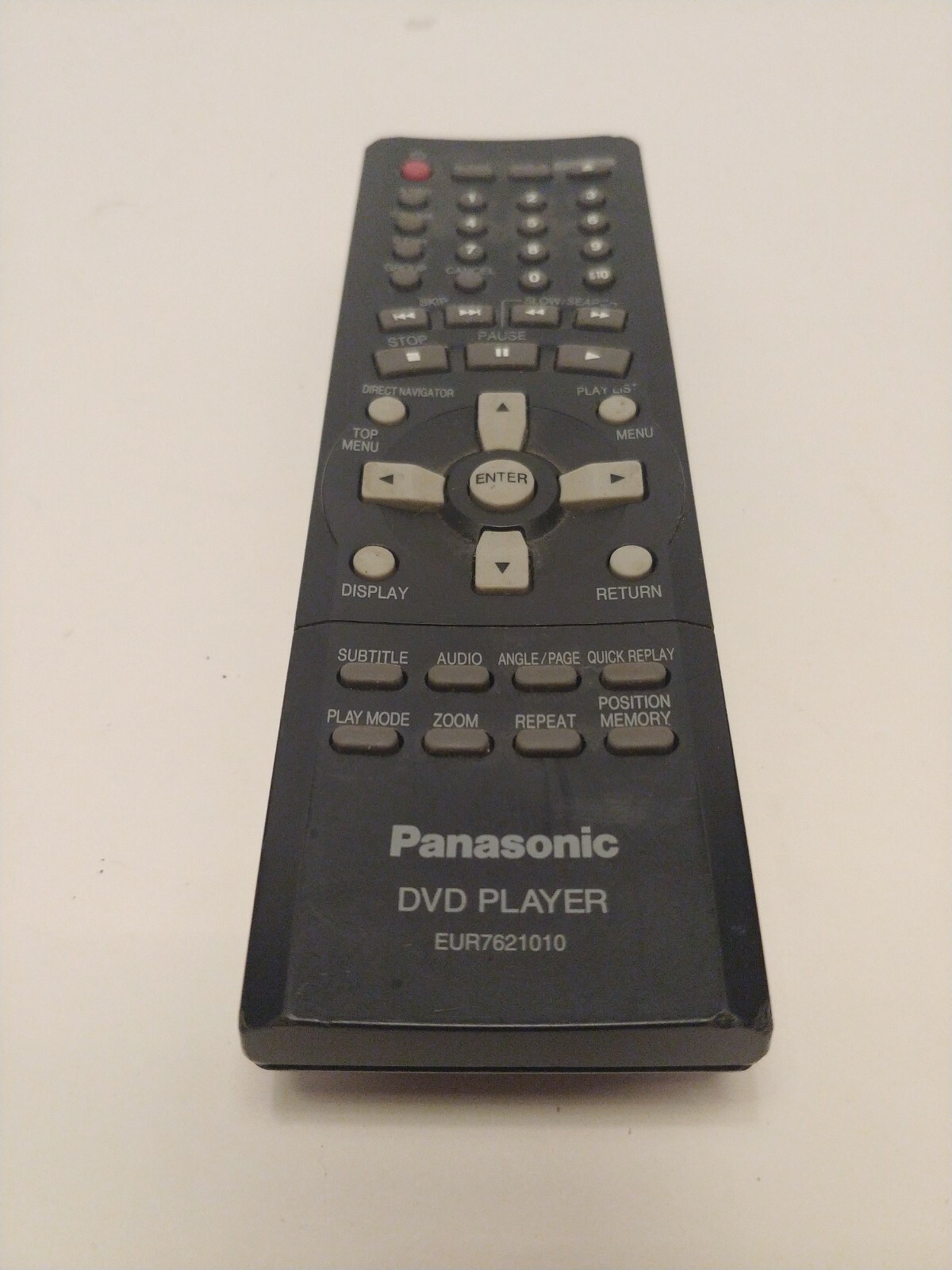 Genuine PANASONIC EUR7621010 DVD Player Remote Control DVD-S31 DVD-S35 ...