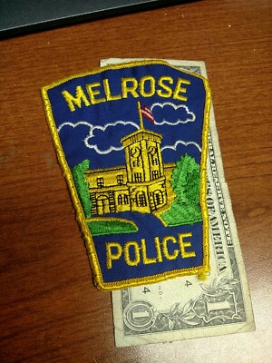 Melrose Massachusetts Police Department Patch New Old Stock | eBay