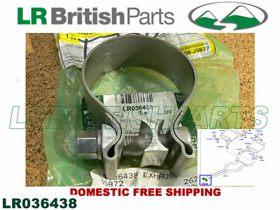 LAND ROVER EXHAUST CLAMP RANGE ROVER 13 DISCOVERY RANGE ROVER SPORT 14 ...