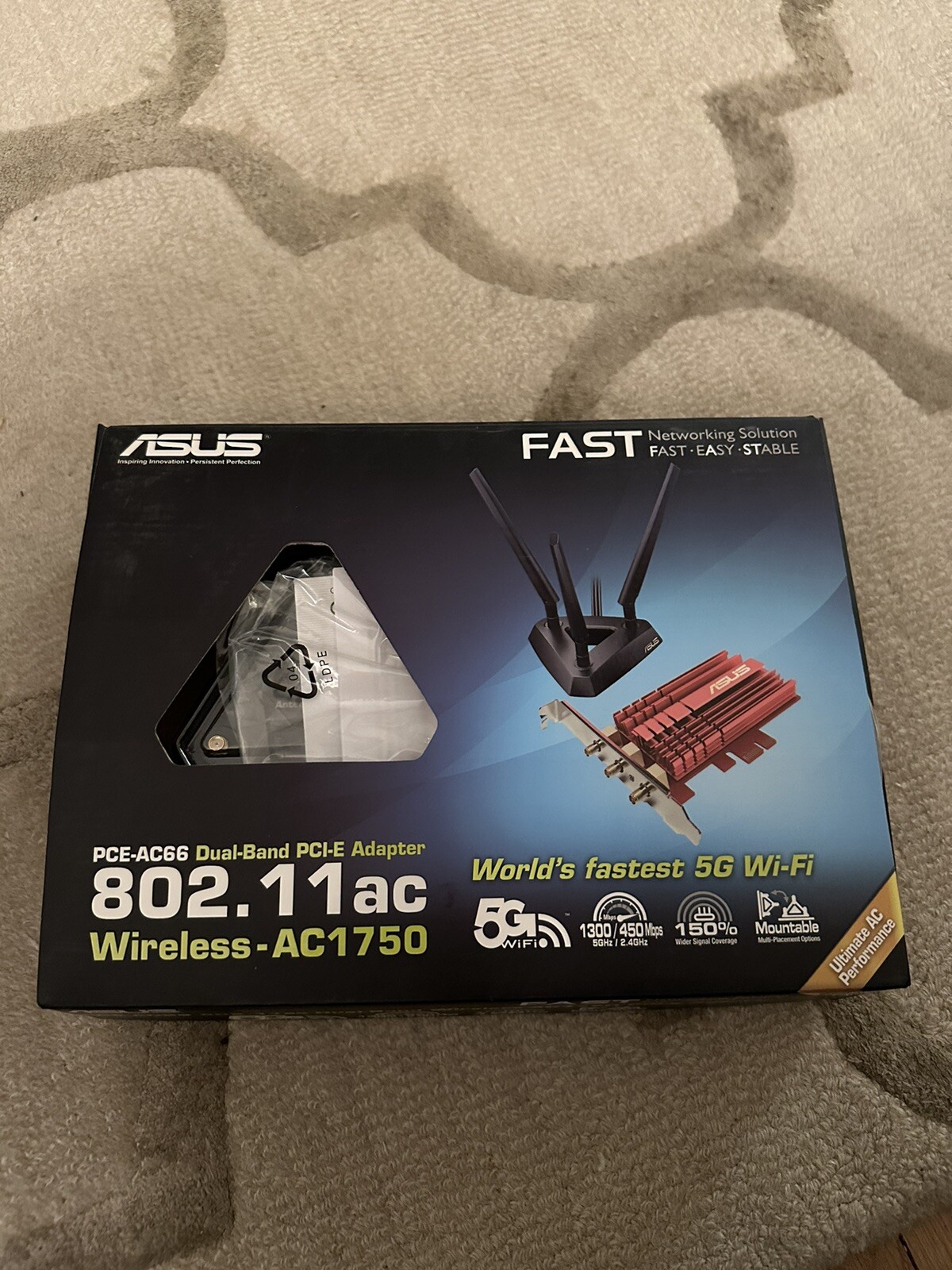 ASUS PCE-AC66 Next Generation AC Dual-Band IEEE 802.11ac IEEE 802.11b/g ...