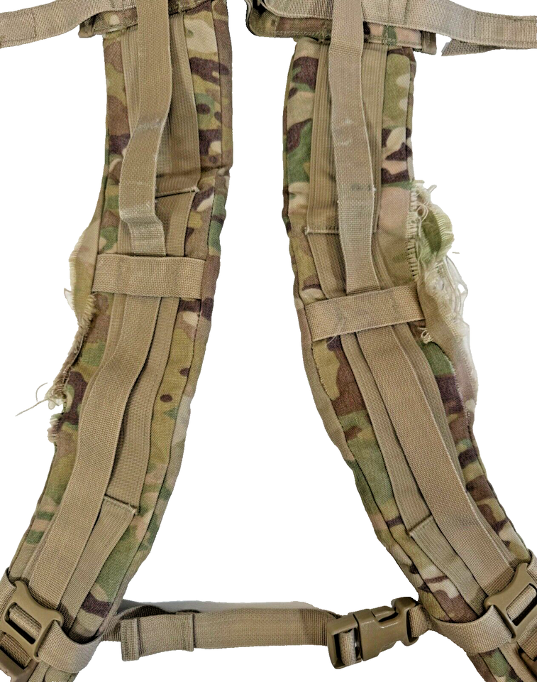 US Army MOLLE II Large Rucksack Frame Shoulder Straps Multicam OCP ...