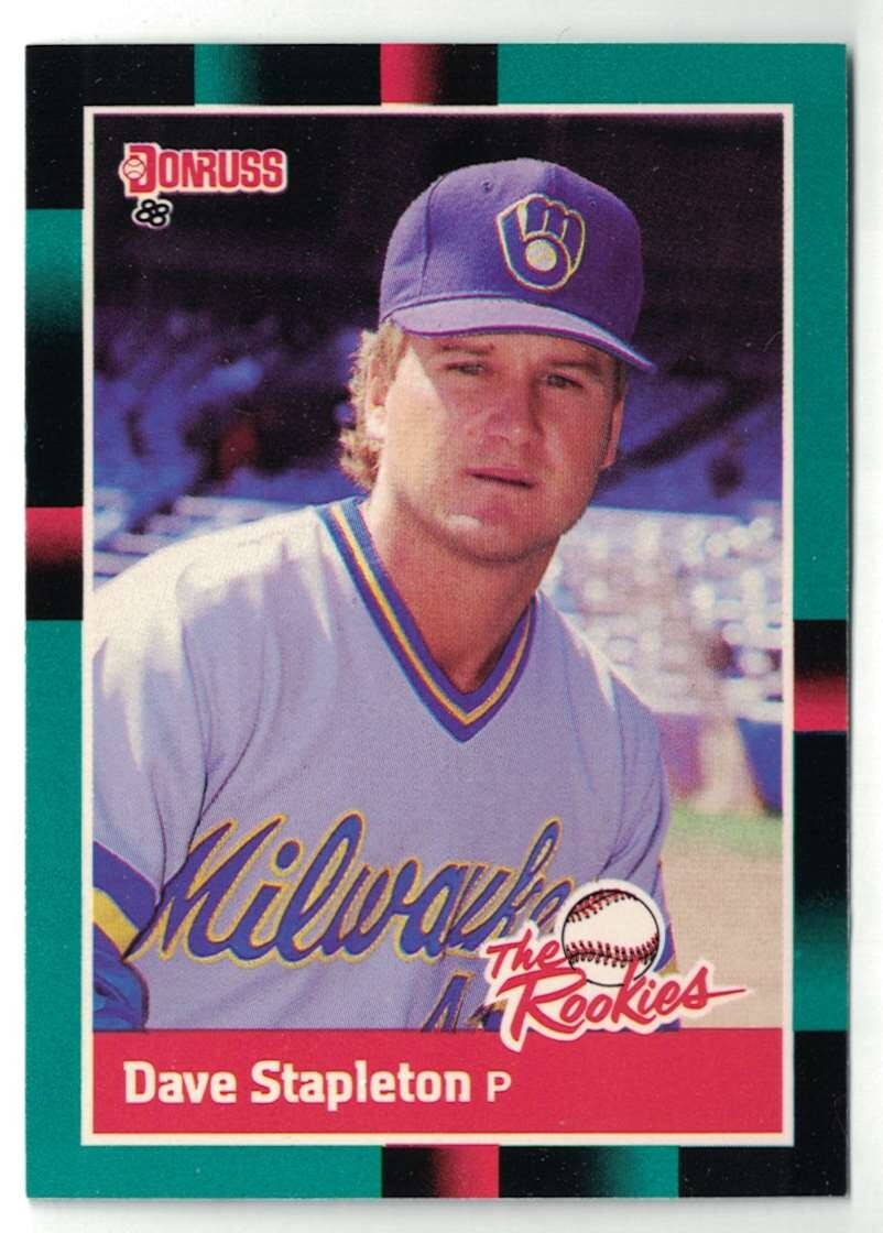 1988 Donruss The Rookies #4 Dave Stapleton - Milwaukee Brewers | eBay