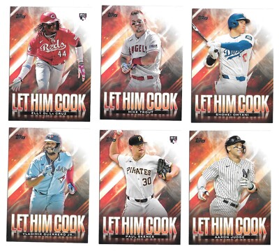 2024 Topps Update Series -LET HIM COOK- U Pick your Player Complete ...