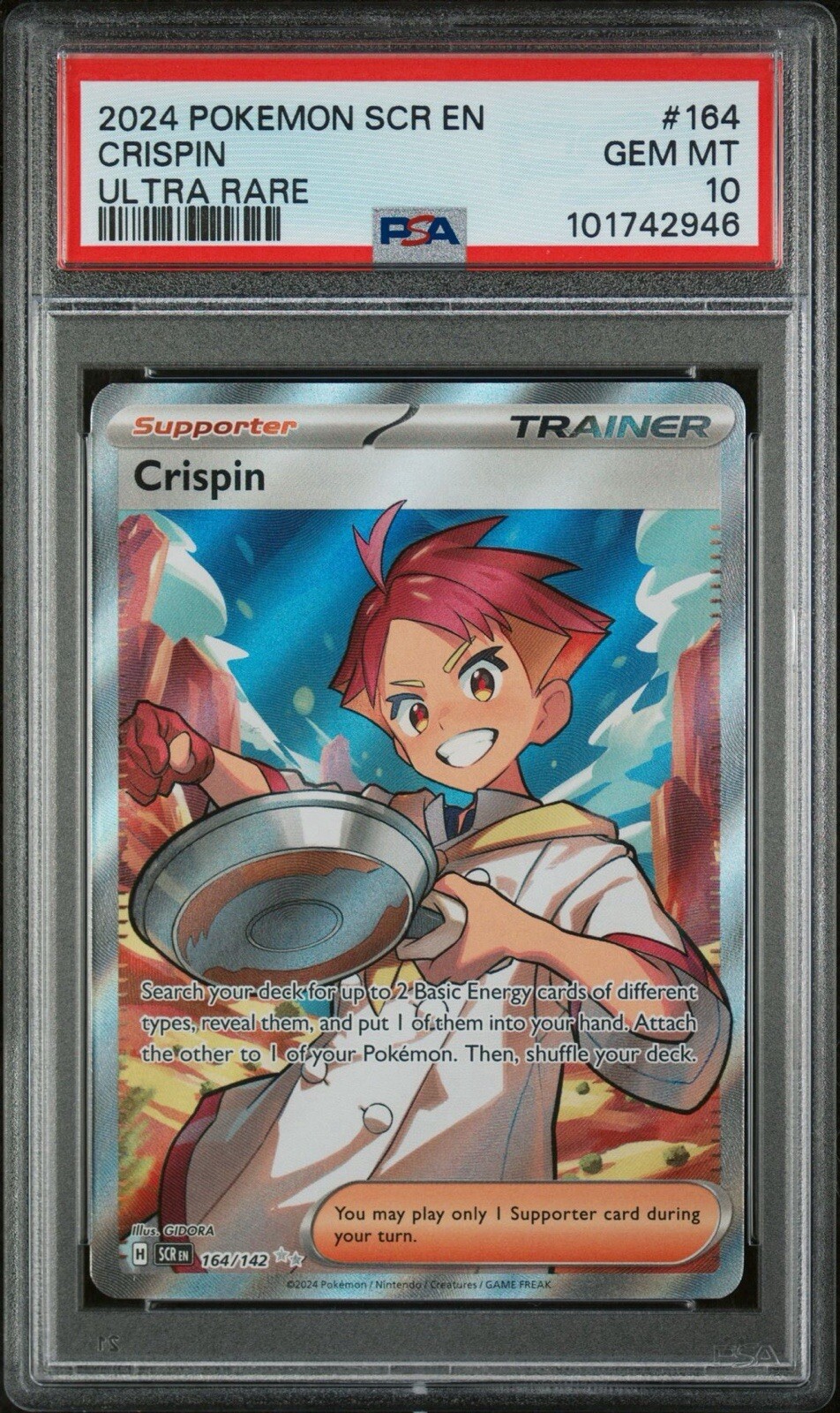 Crispin 2024 Scarlet & Violet: Stellar Crown #164/142 Ultra Rare (Full ...